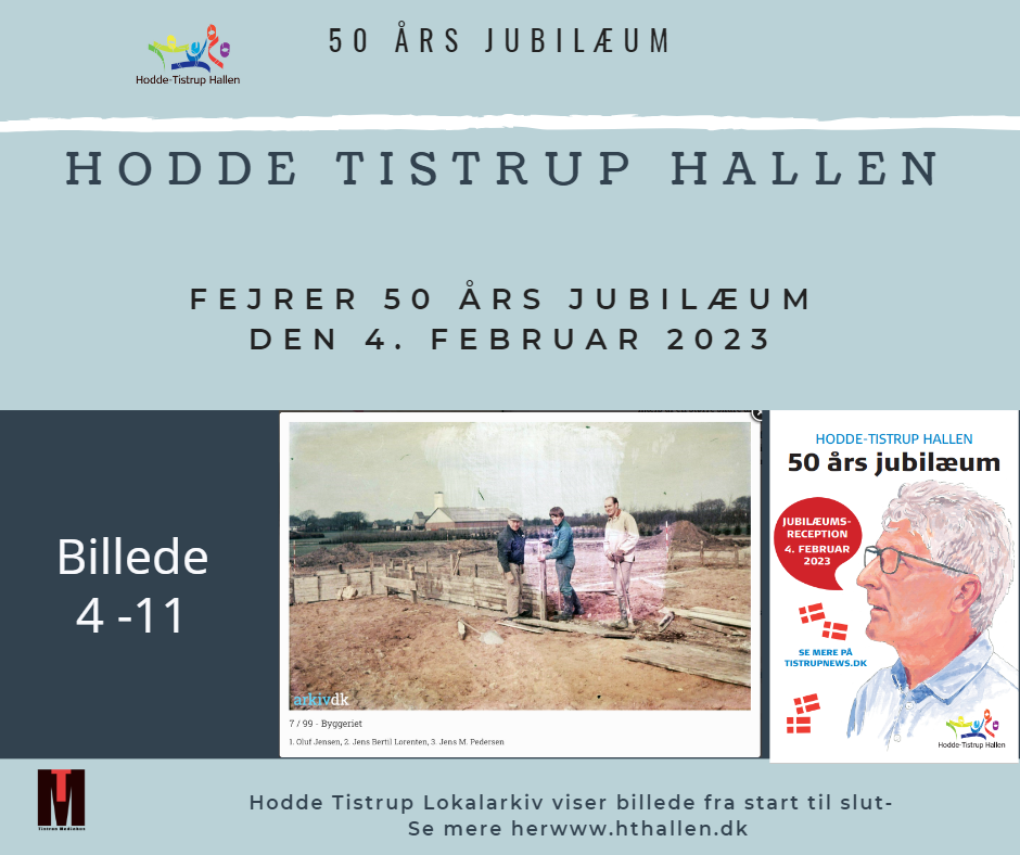 Hodde Tistrup Hallen kan fejre 50 års jubilæum